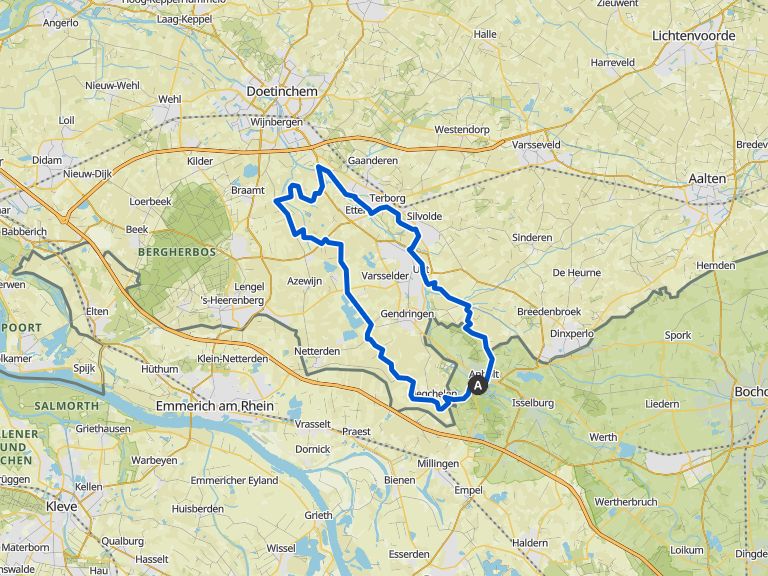 Schloss Anholt - Ulft 41 km Start Schloss Anholt | Fahrradtour | Komoot